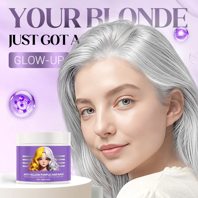 Anti-Yellowing Purple Hair Mask 💜 Say goodbye to Red Highlights! 💜 – focoor